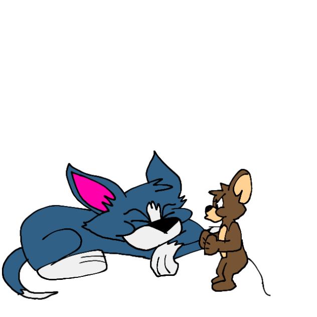 Tom & Jerry (prueba de animación) - ibisPaint