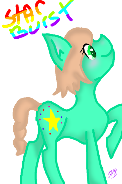 starburst as an mlp character - ibisPaint