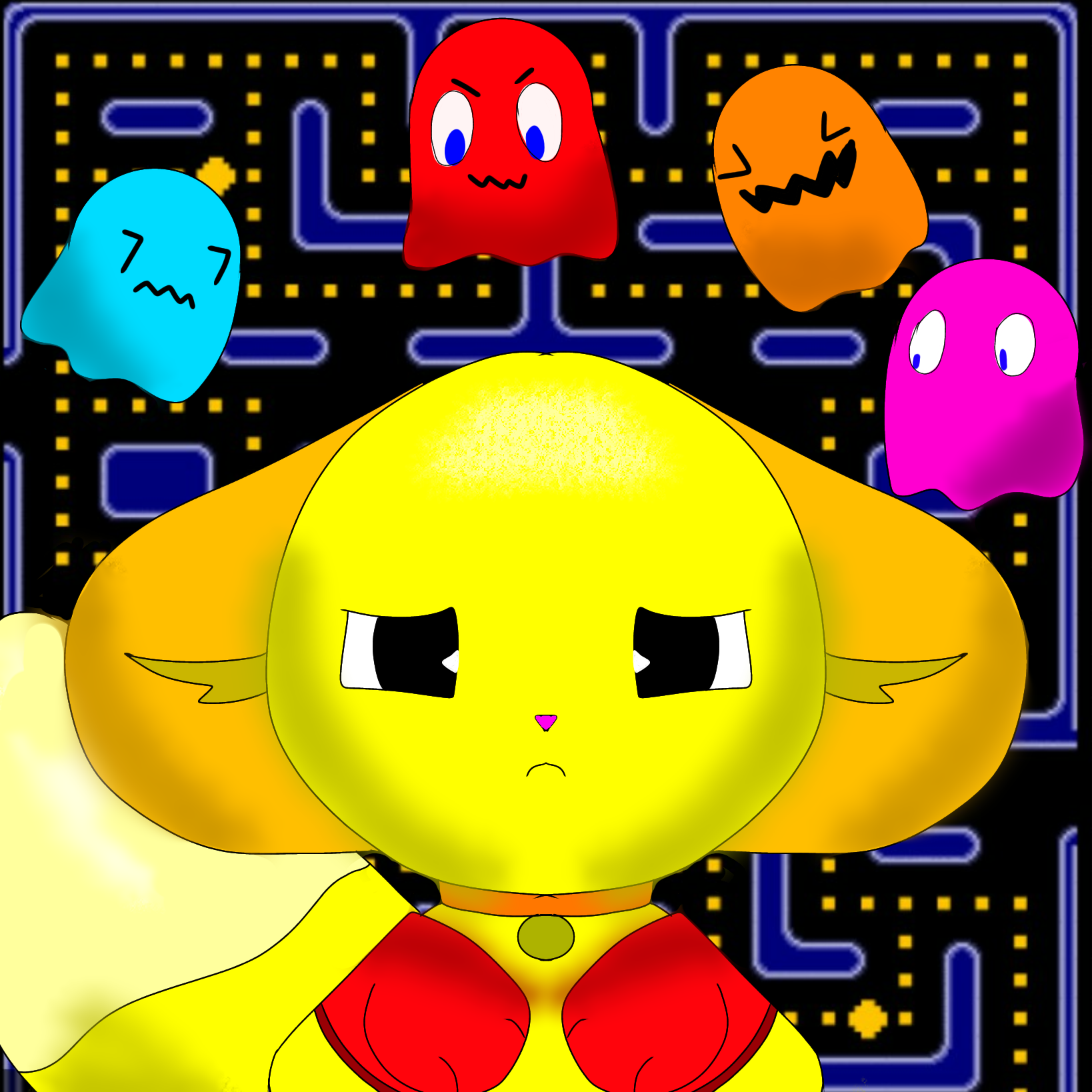 PAC-MAN VERSÃO GATO - ibisPaint