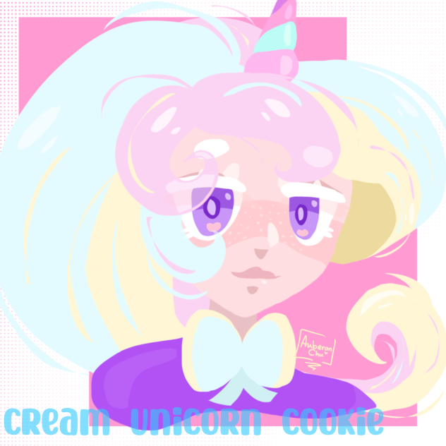 Cream Unicorn Cookie - ibisPaint