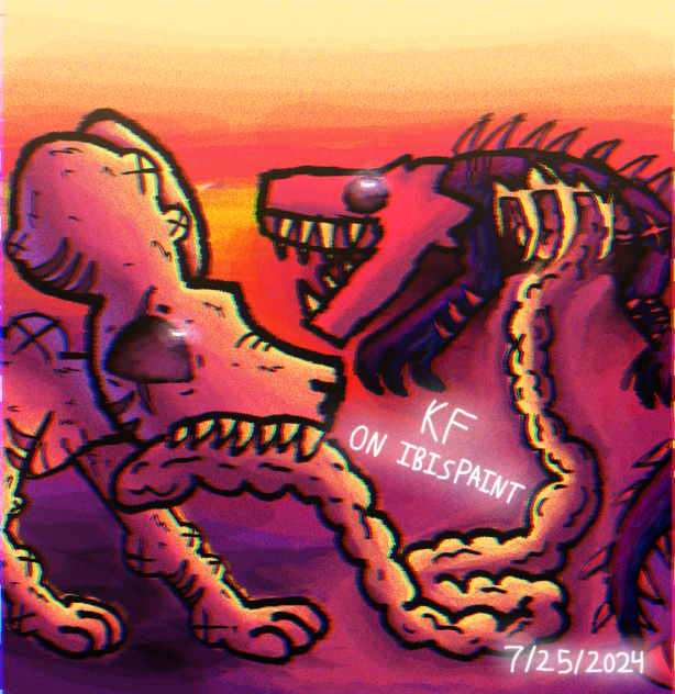 [GORE WARNING] more gore art practice! - ibisPaint