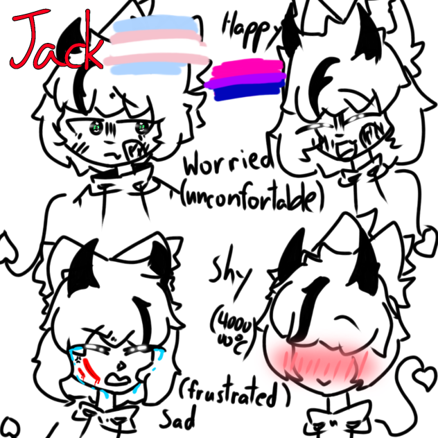 Jack and his feelings - ibisPaint