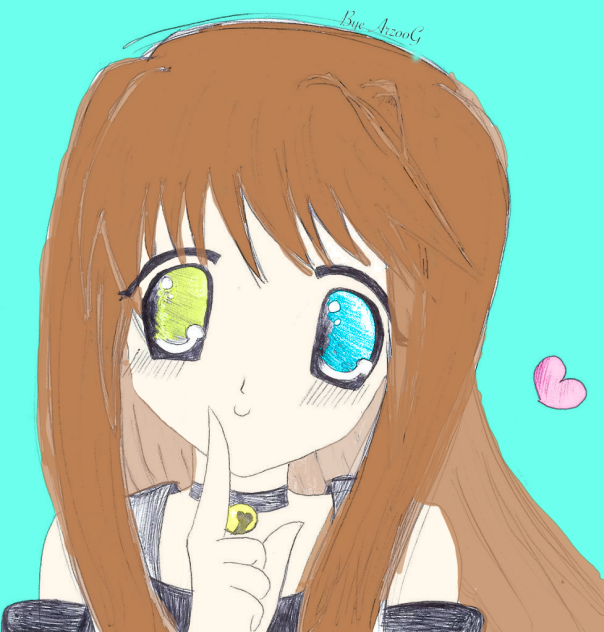 cute girl coloring idk what to do - ibisPaint