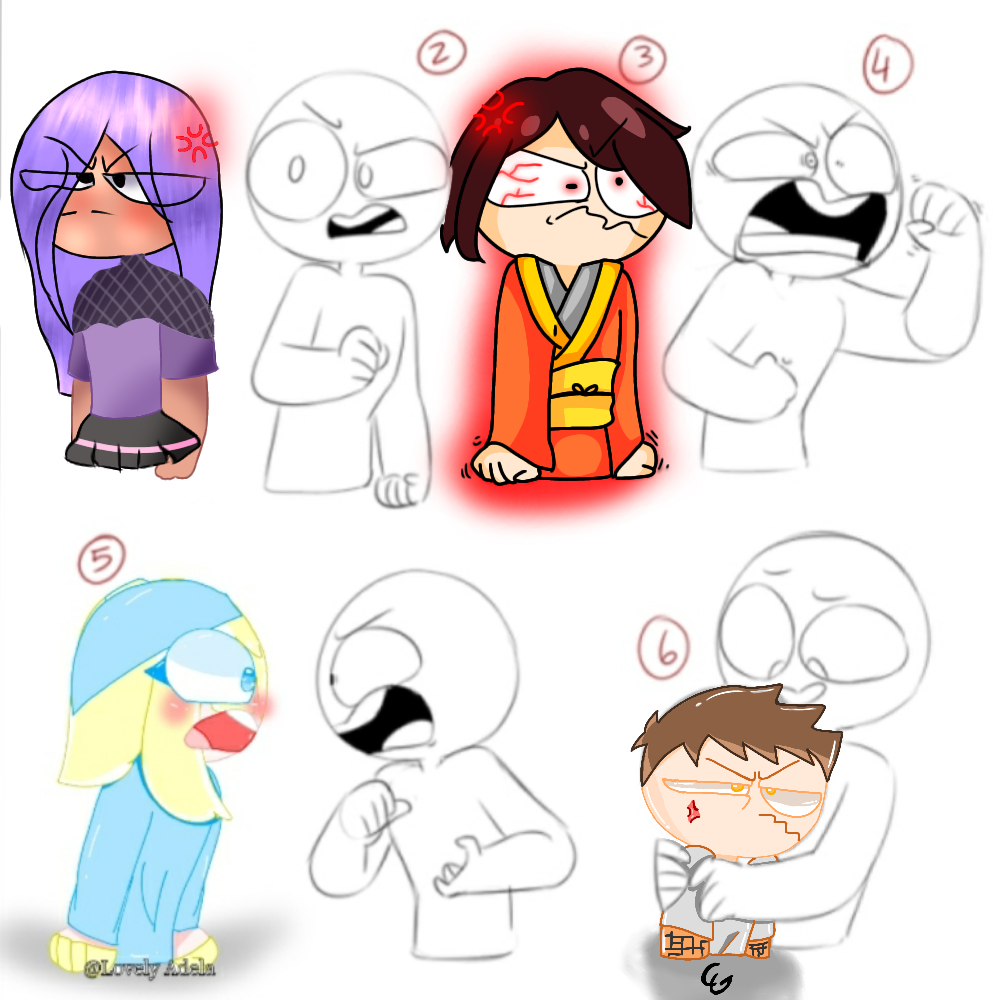 Angry collab - ibisPaint