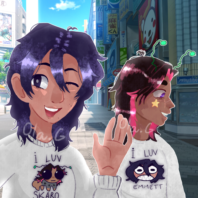 Emmett and Skaro - ibisPaint