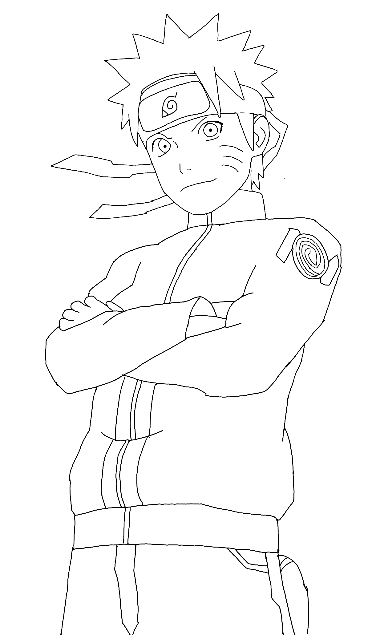 how to draw naruto - ibisPaint