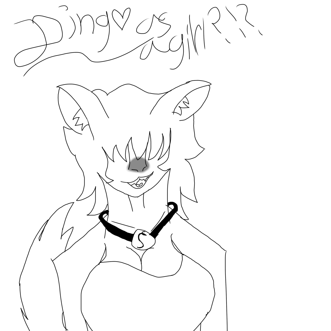 Dingo as a girl - ibisPaint