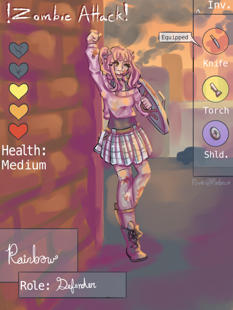 Rainbow Zombie AU - ibisPaint