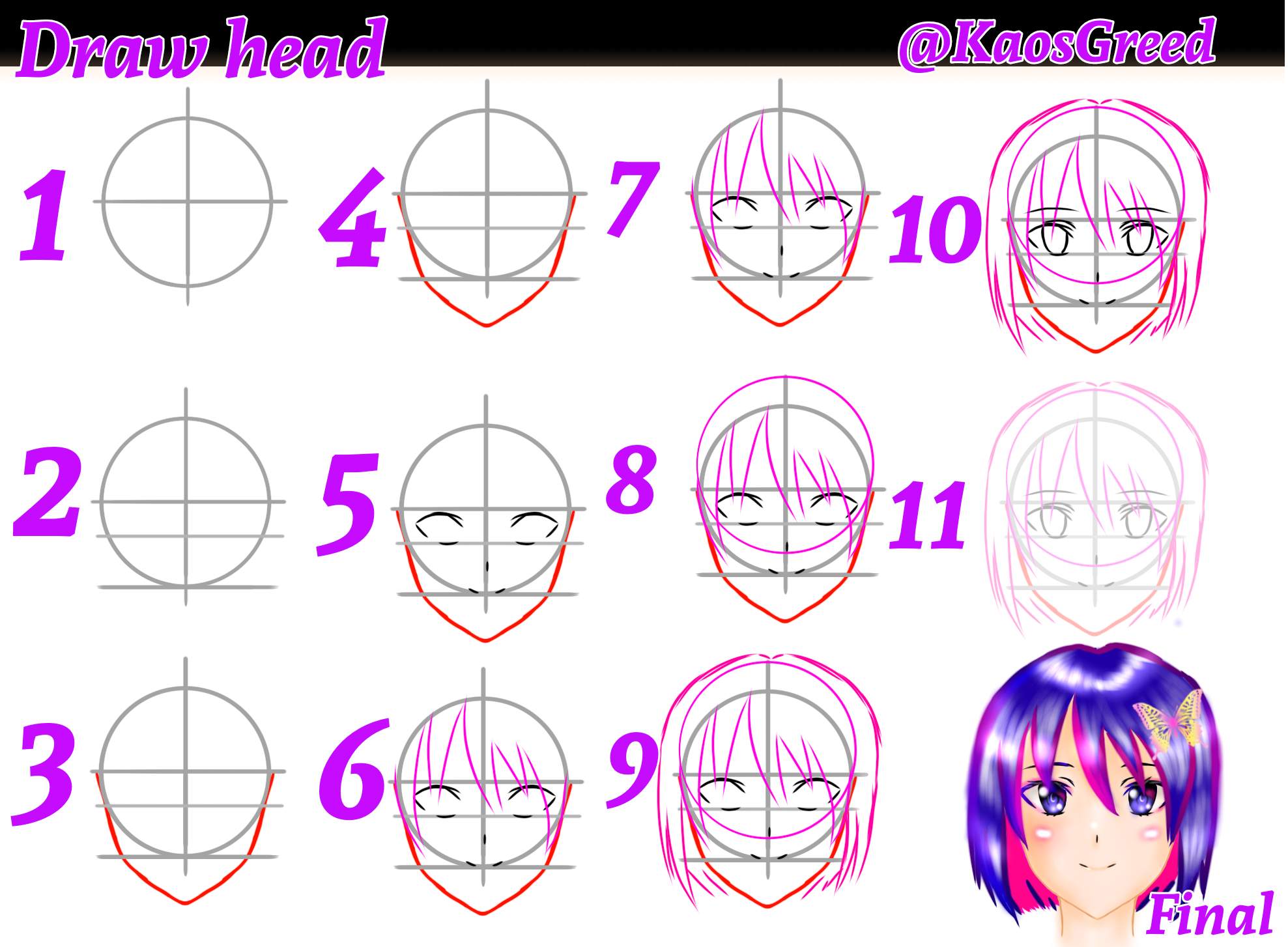 Draw head - ibisPaint