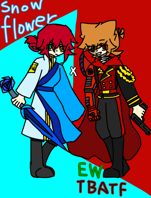 SnowFlower×Eddsworld TBATF - ibisPaint