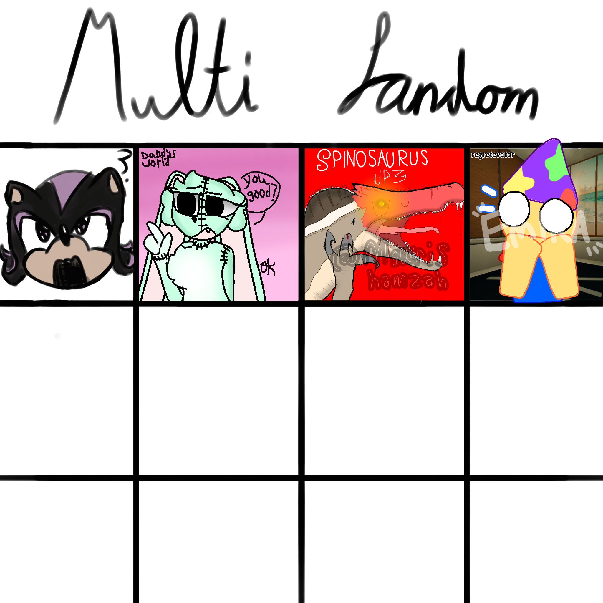 multi Fandom collab - ibisPaint