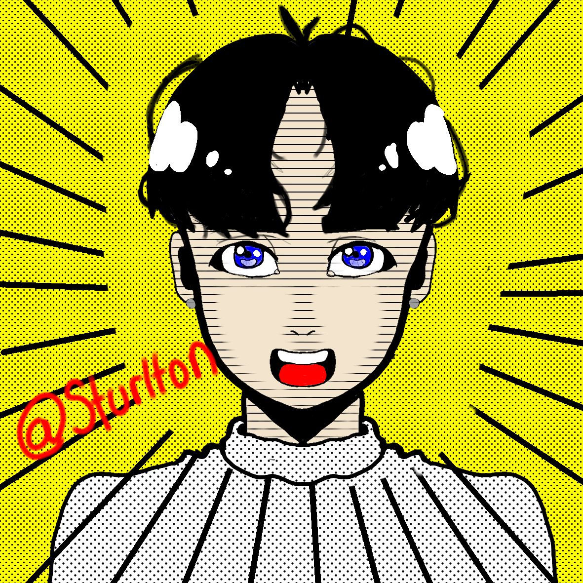 pop art guy - ibisPaint