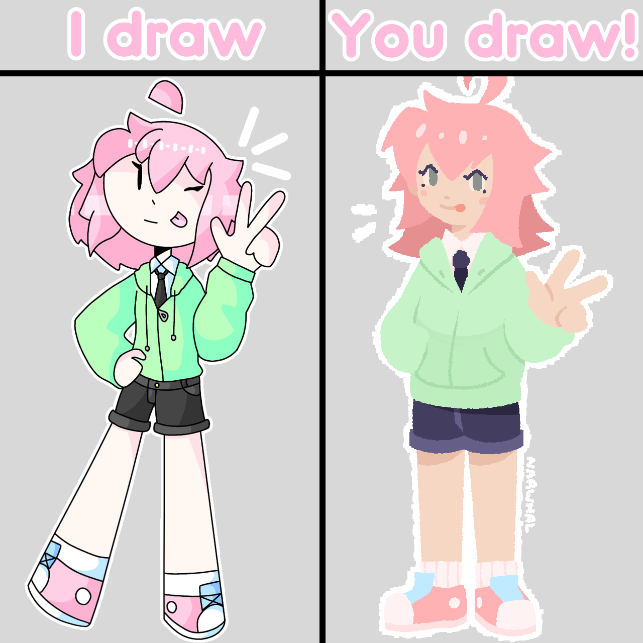 IDYD with myself・~3 year gap - ibisPaint