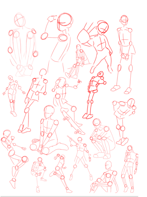 Posing practice - ibisPaint