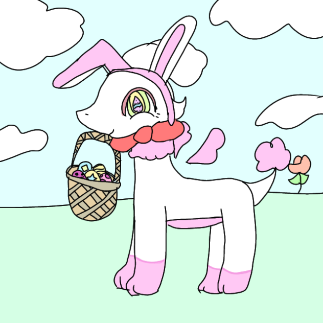 Easter Bunny Dragon - ibisPaint