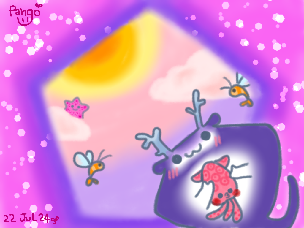 Deeray in sweet sky - ibisPaint