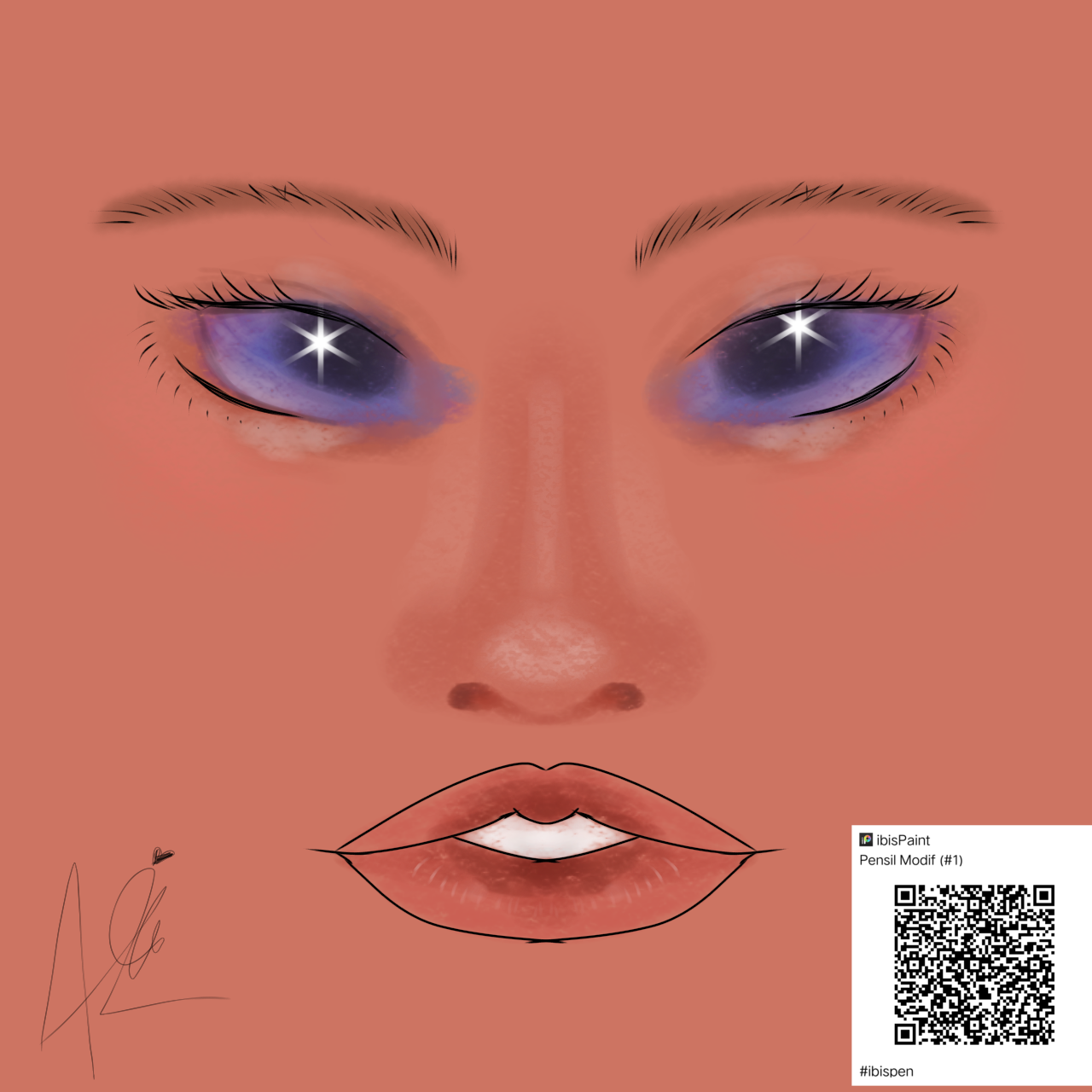 mata idung mulut - ibisPaint