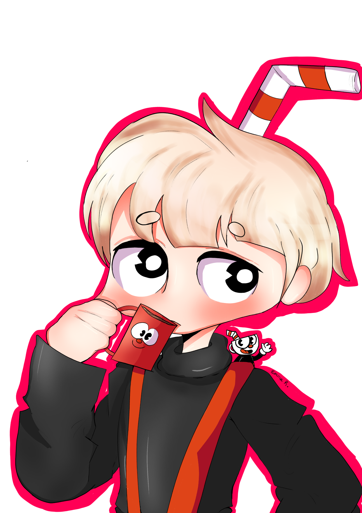 human cuphead - ibisPaint