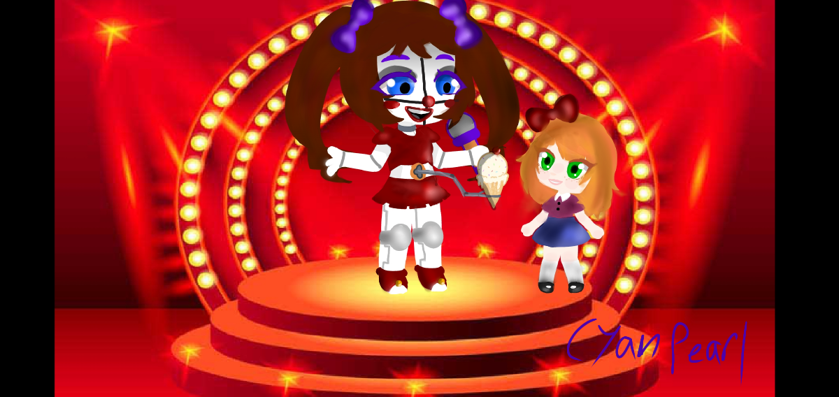 Elizabeth Afton And Circus Baby - ibisPaint