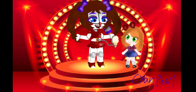 Elizabeth Afton And Circus Baby - ibisPaint