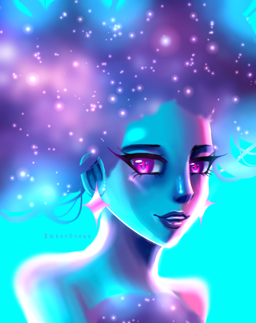 Galaxy girl - ibisPaint