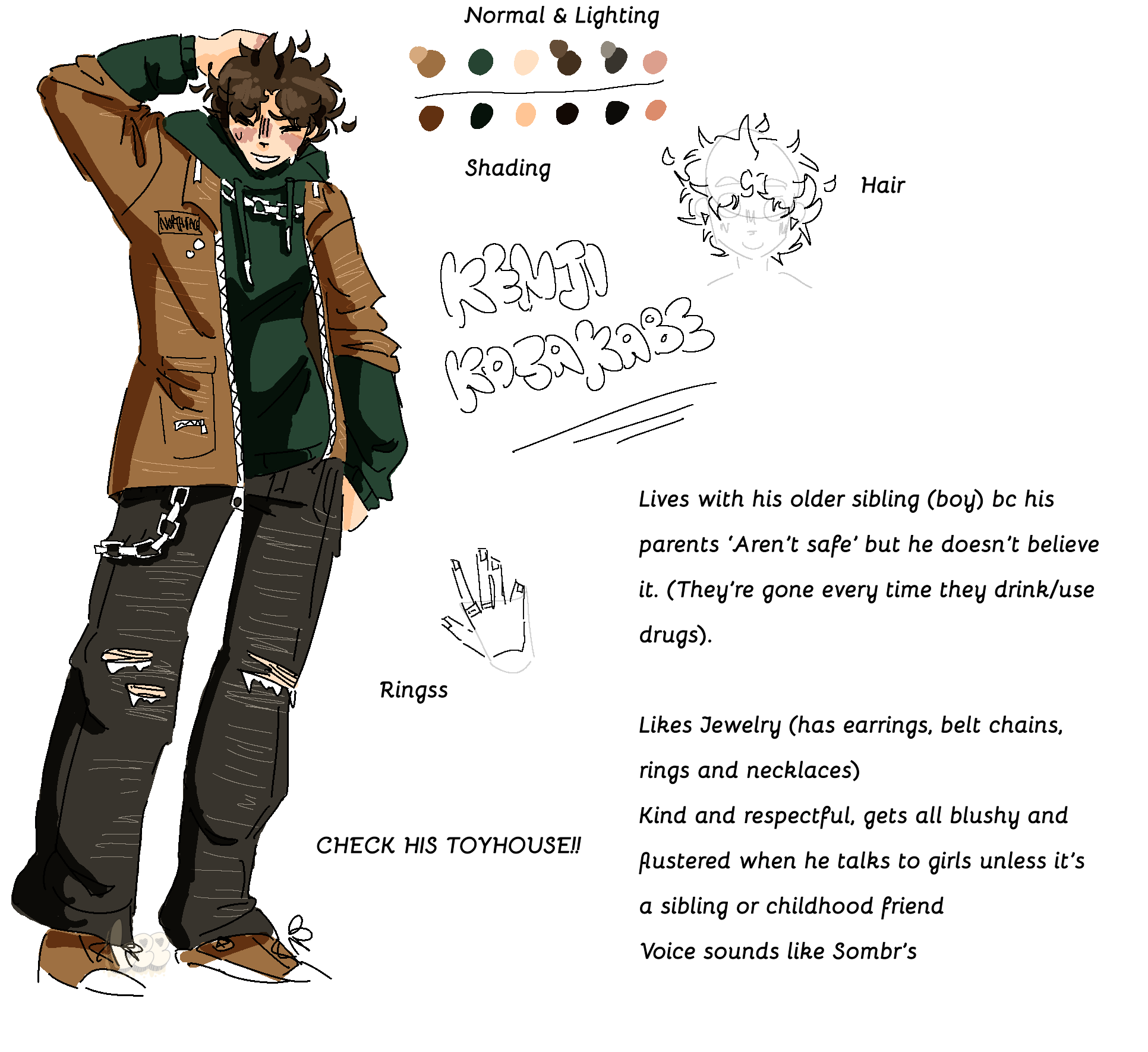 Kenji Kosakabe ref sheet - ibisPaint