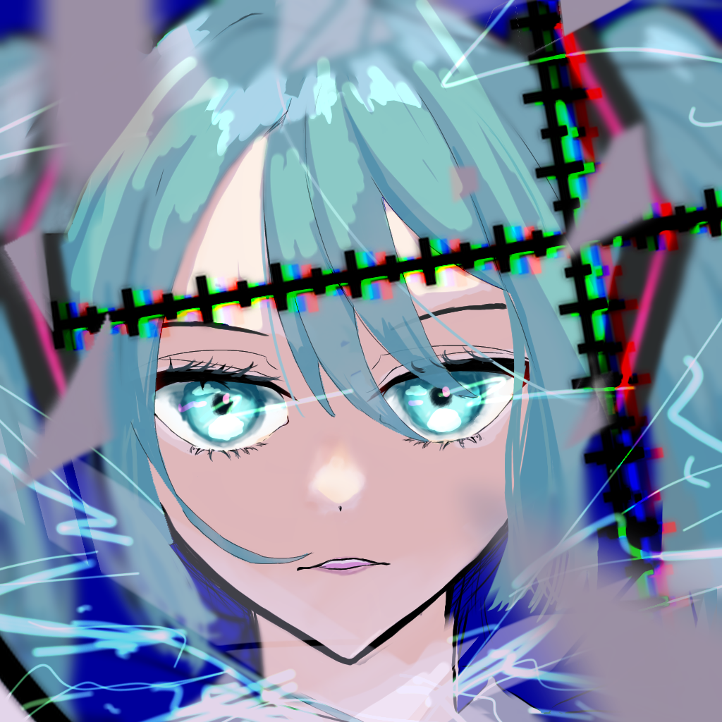 miku the blue sparks - ibisPaint