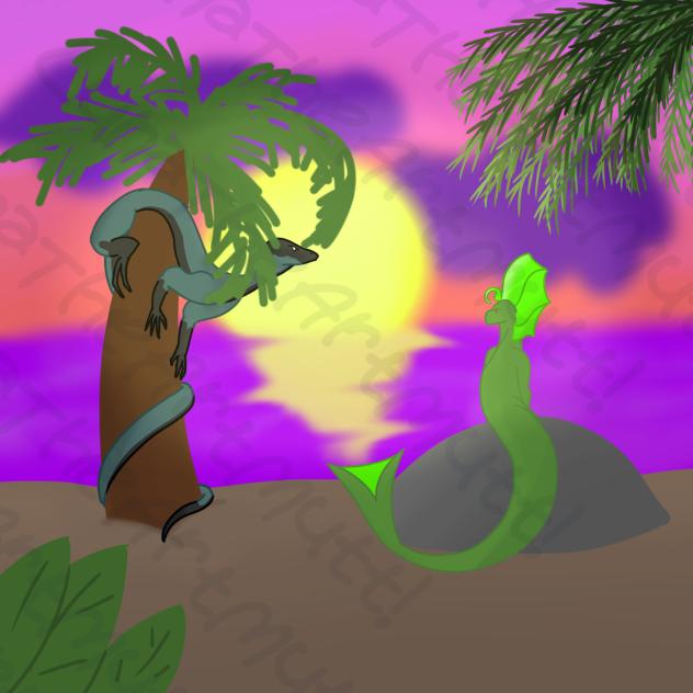 Ocean & Jungle - ibisPaint