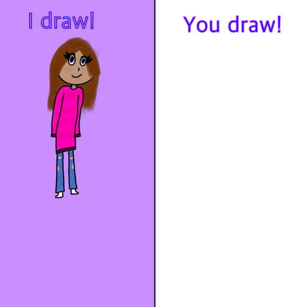 I draw you draw collab! (READ THE DESC!) - ibisPaint