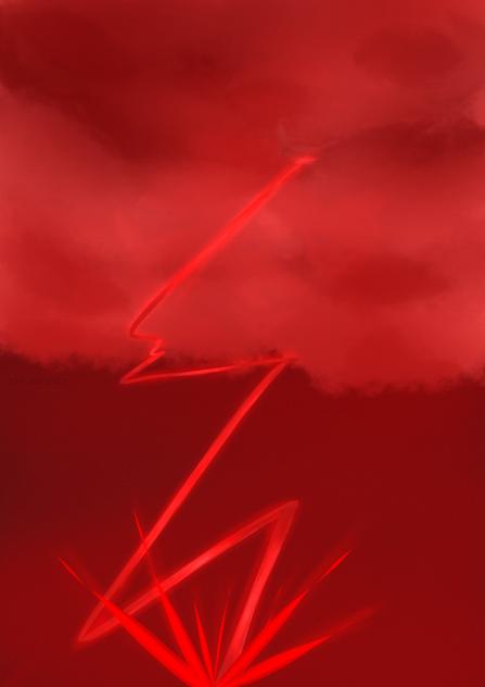 a random lighting strike - ibisPaint