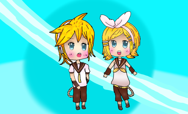 kagamine Rin and Len - ibisPaint