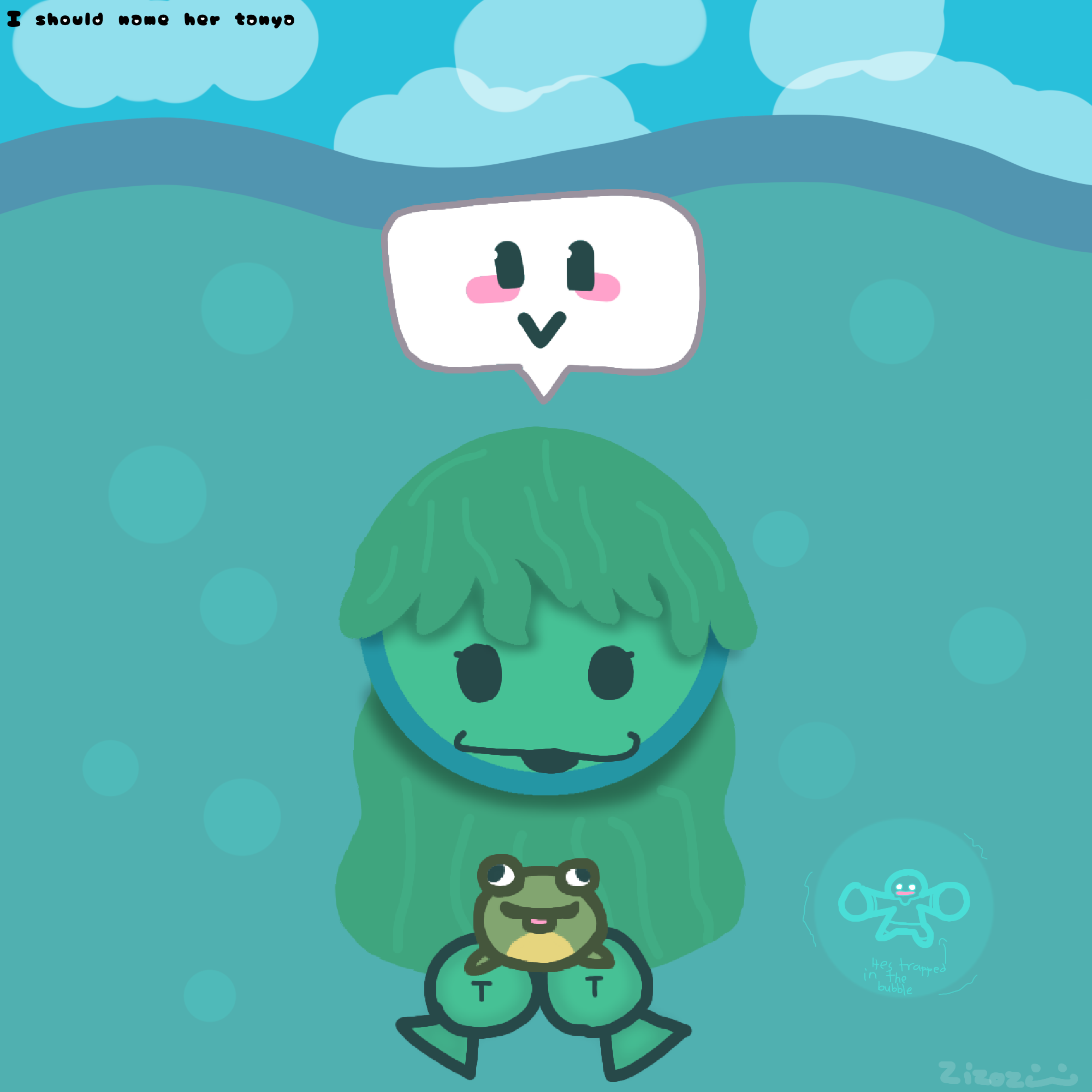 tadpole bee - ibisPaint
