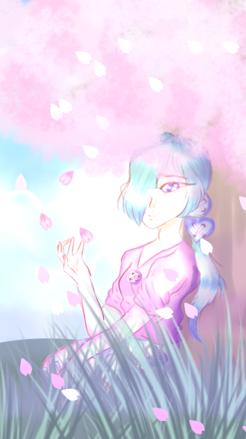 Sakura Trees - ibisPaint