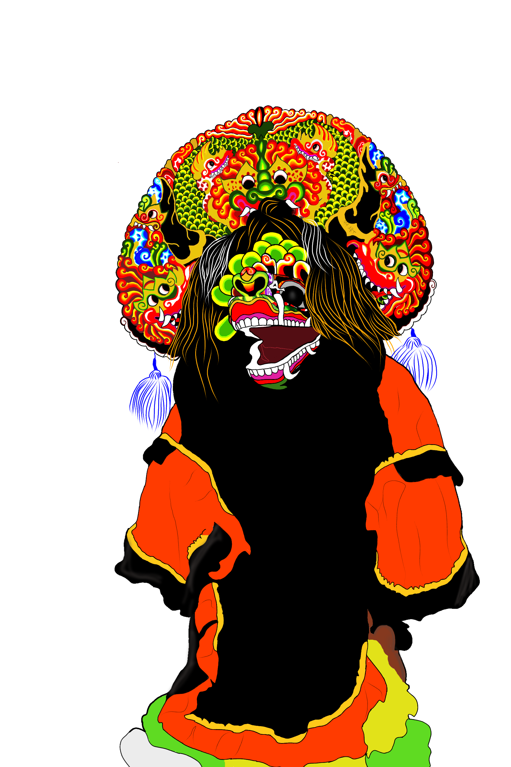 Design Vector Barongan - ibisPaint