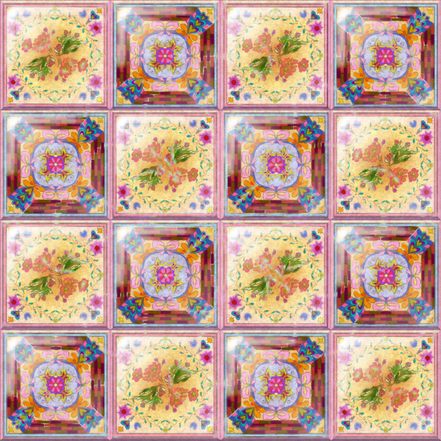 𝕽𝖔𝖔𝖒 𝖙𝖎𝖑𝖊 𝕬𝖟𝖚𝖑𝖊𝖏𝖔𝖘 𝖉𝖊 𝖘𝖆𝖑𝖔𝖓 - ibisPaint