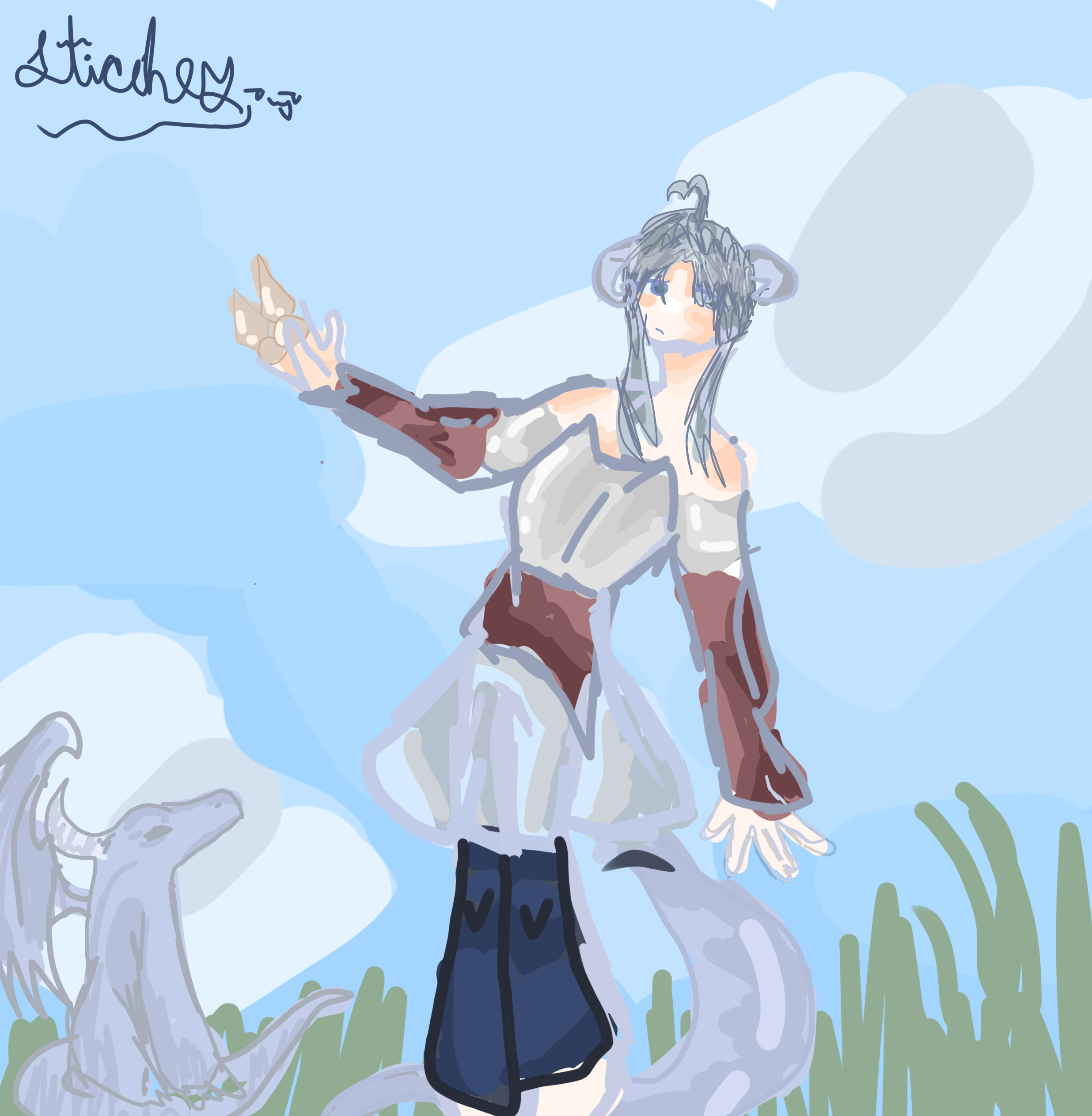 🐉my oc shebey - ibisPaint