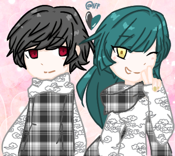 Rose and Natsune#1 (Sample) - ibisPaint