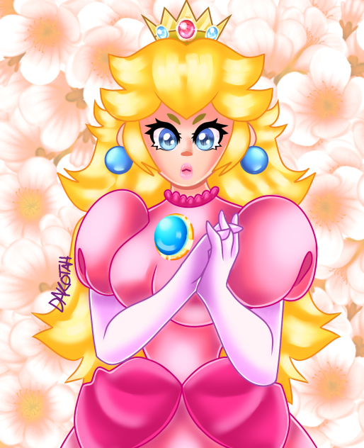 princess peach - ibisPaint