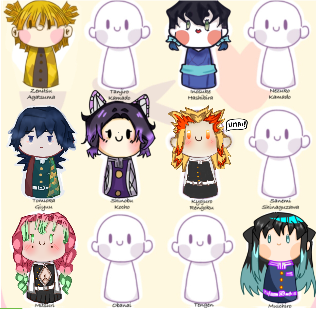 demon slayer collab - ibisPaint