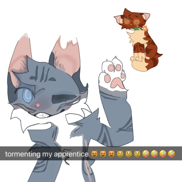 Jayfeather and Alderpaw - ibisPaint