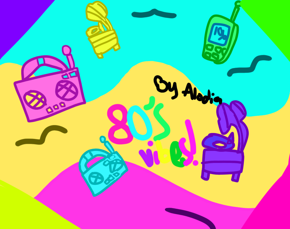 80's Vibes 📺 💛 - ibisPaint