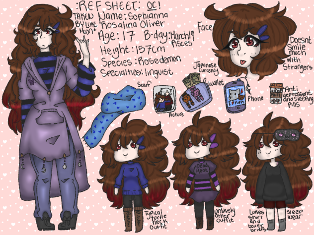 Sophie Ref Sheet - SPEEDPAINT - ibisPaint