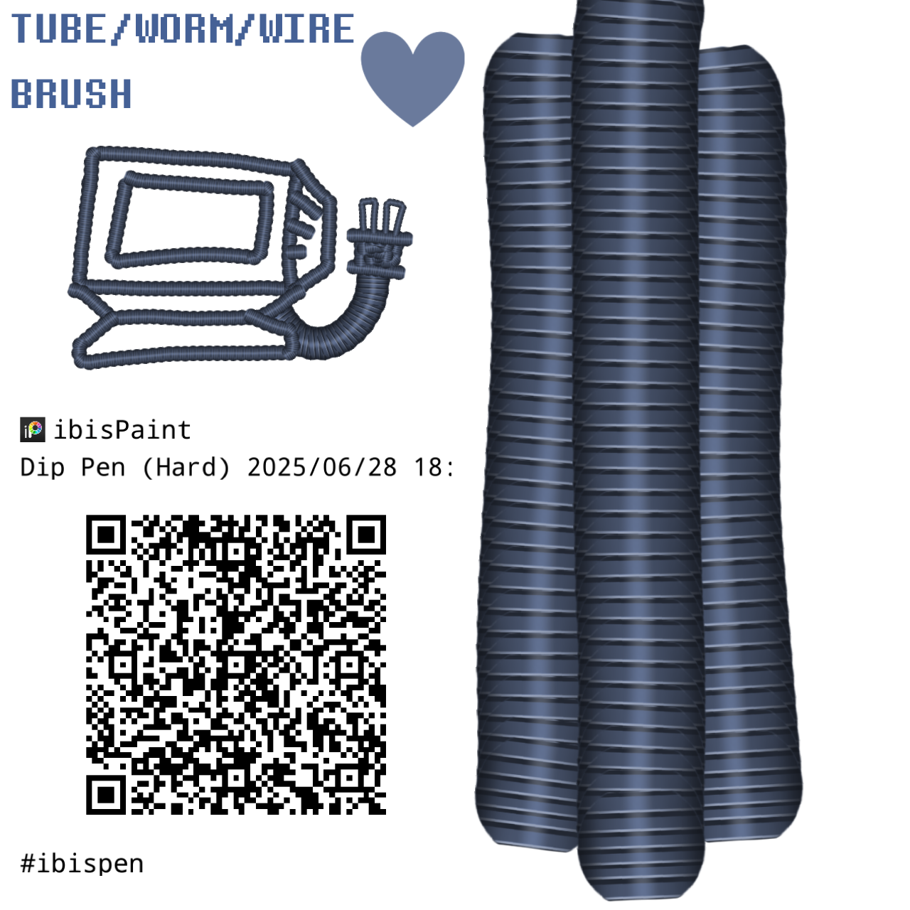 kewl wire brush that I made ^_^ - ibisPaint