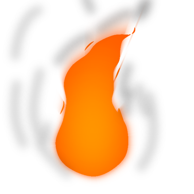 Simple fire animation - ibisPaint