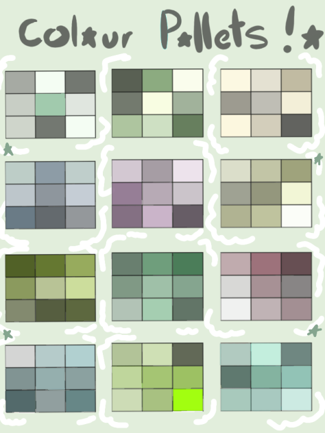 colour pallets! - ibisPaint