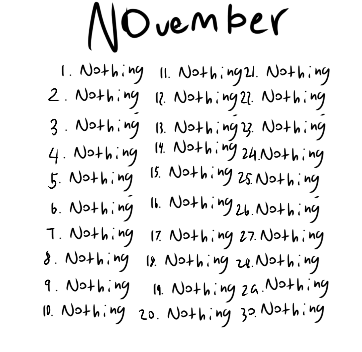 drawing prompt for november !! - ibisPaint