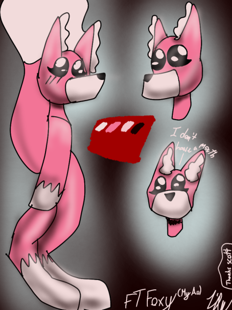 FunTime Foxy Character Sheet - ibisPaint