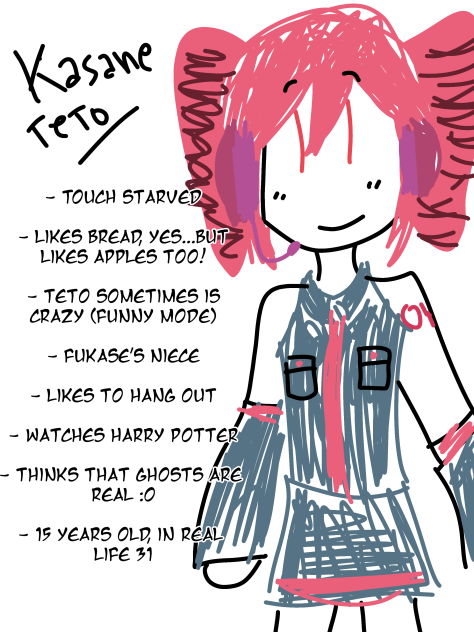 Vocaloid #6 - Kasane Teto HeadCanons - ibisPaint