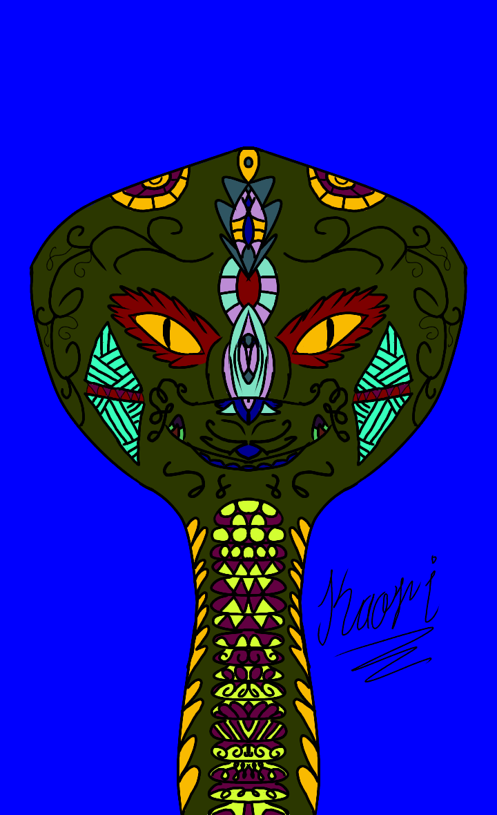 Mandala Snake - ibisPaint