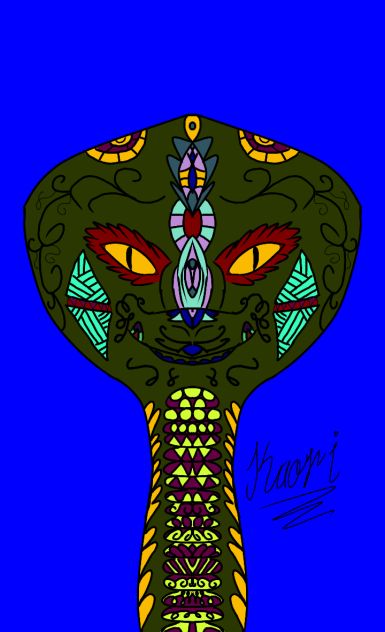 Mandala Snake - ibisPaint